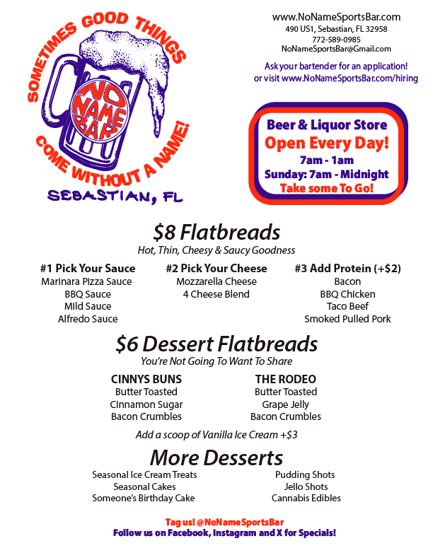 No Name Sports Bar | Your Local Hometown Bar