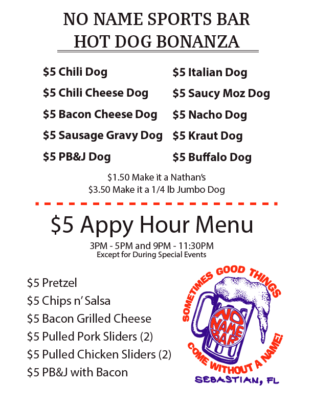 No Name Sports Bar | Your Local Hometown Bar